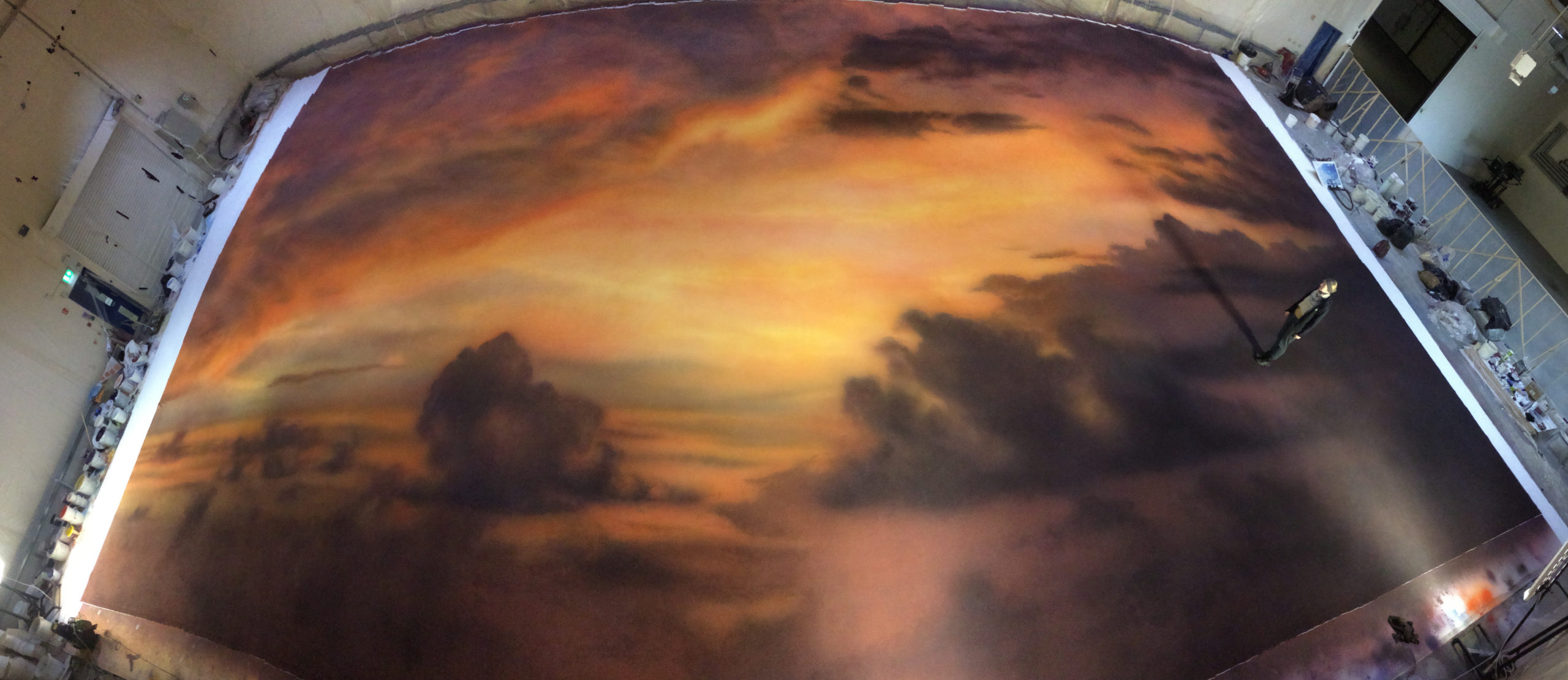 Scenic art : Cloth painting - Sam Johnson Art