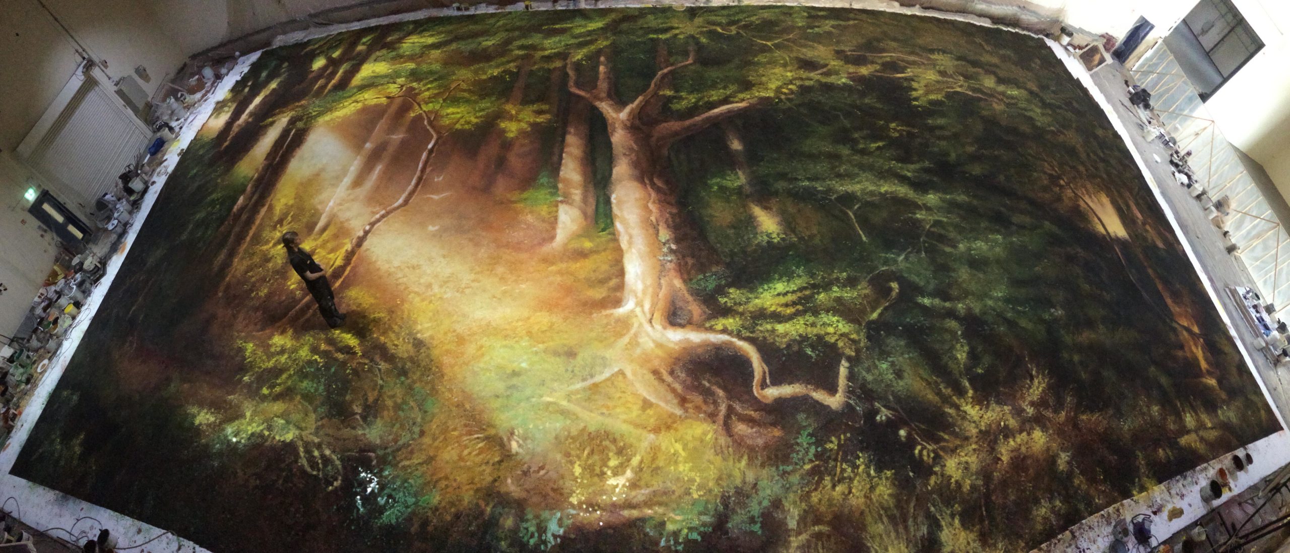 Scenic art : Cloth painting - Sam Johnson Art