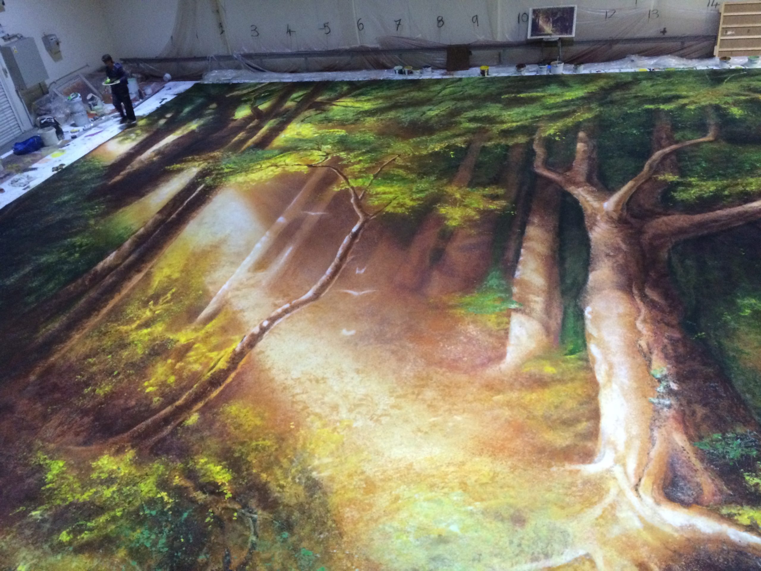 Scenic art : Cloth painting - Sam Johnson Art