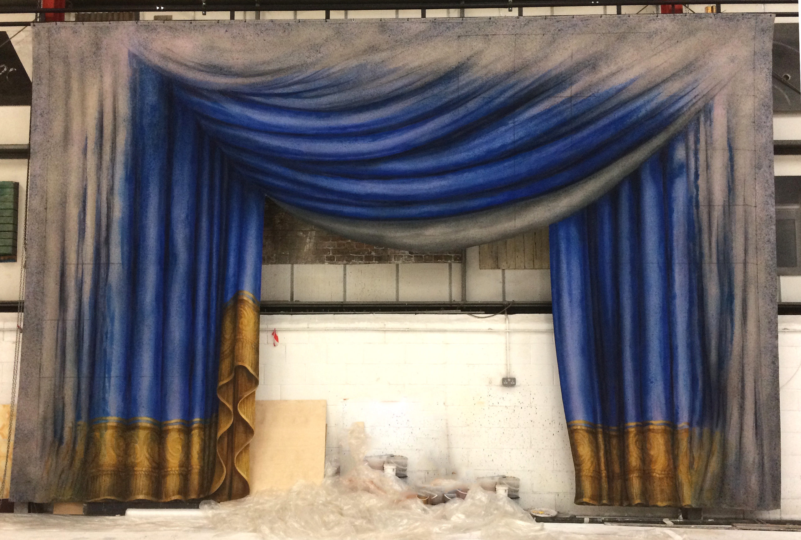 Scenic art : Cloth painting - Sam Johnson Art