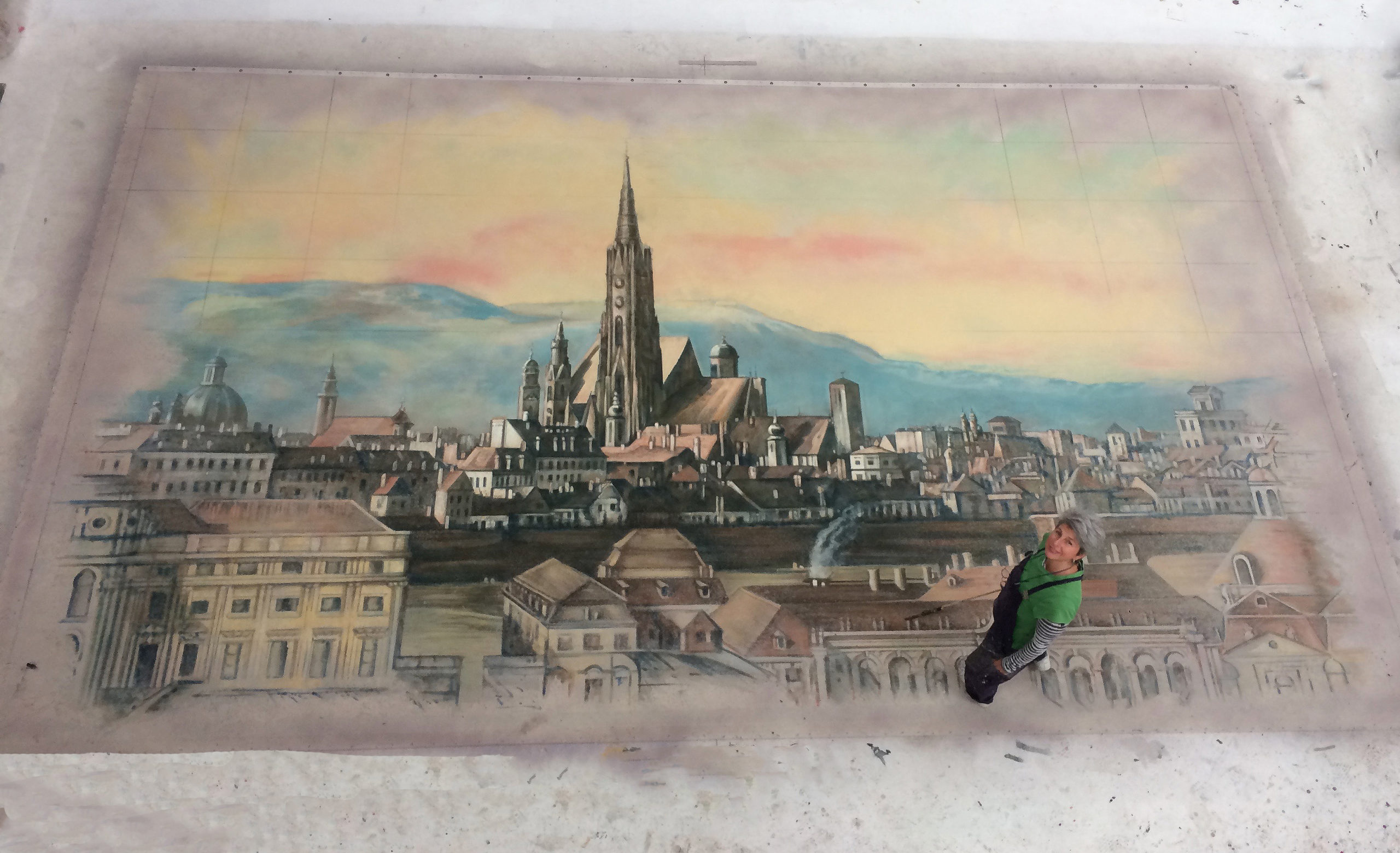 Scenic art : Cloth painting - Sam Johnson Art